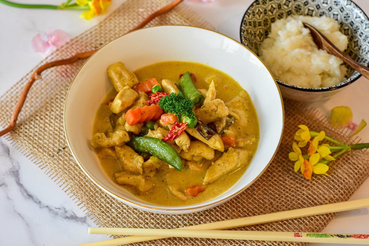 Poulet Curry Coco Cookeo