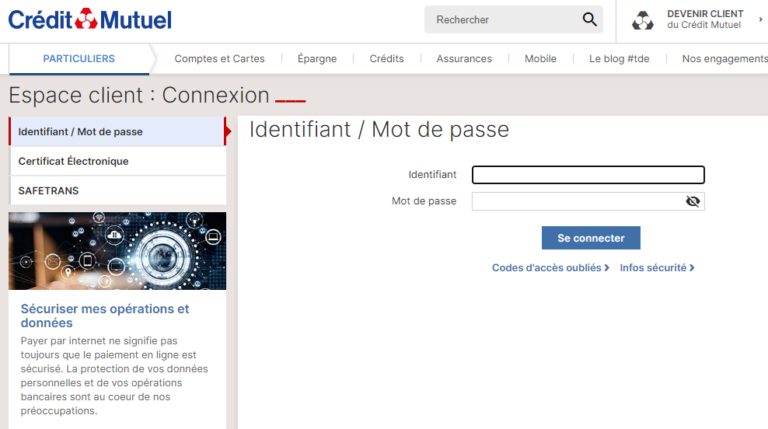Cmocean : La banque pour les particuliers et les professionnels