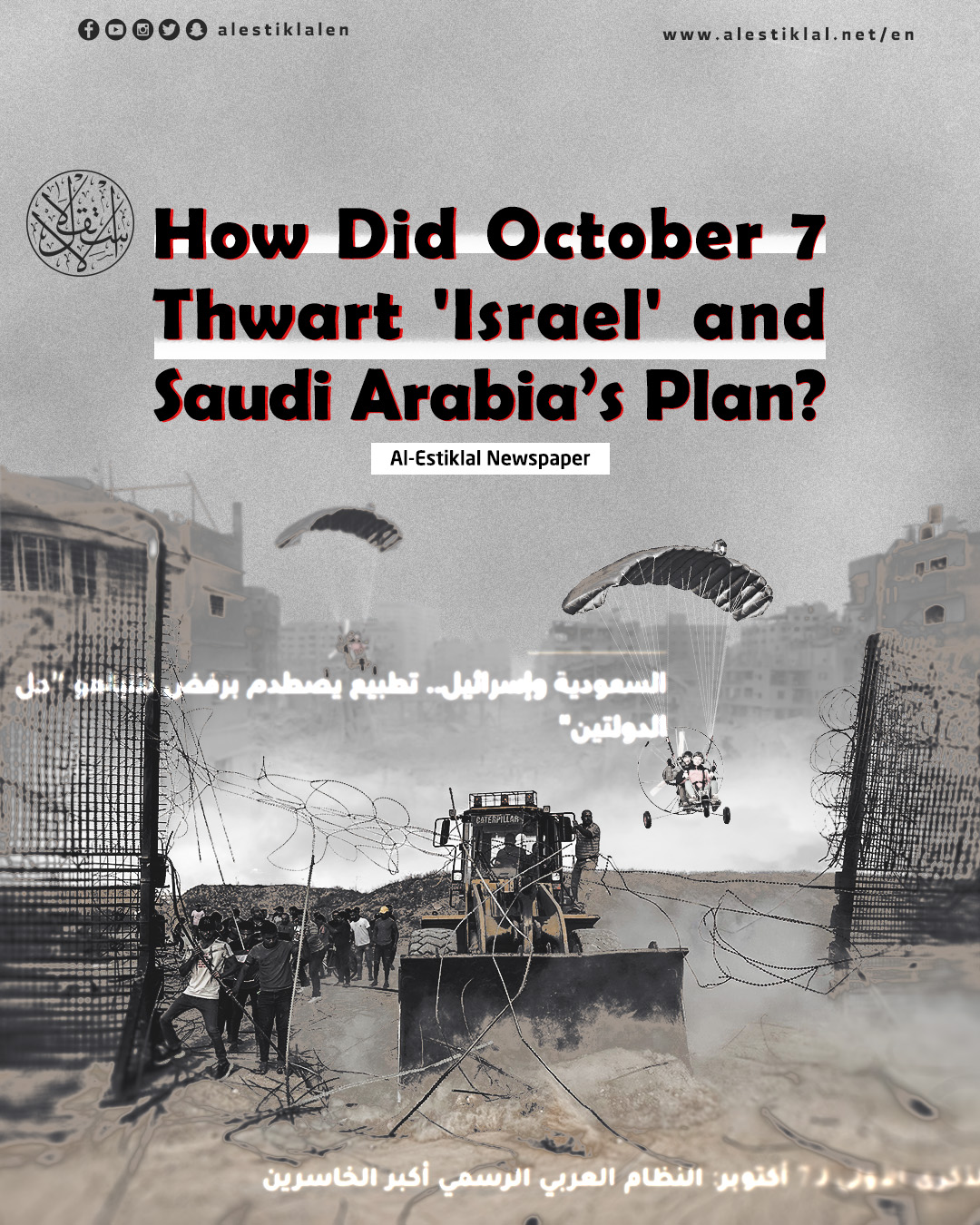 How Did October 7 Thwart 'Israel' and Saudi Arabia’s Plan? - Al ...