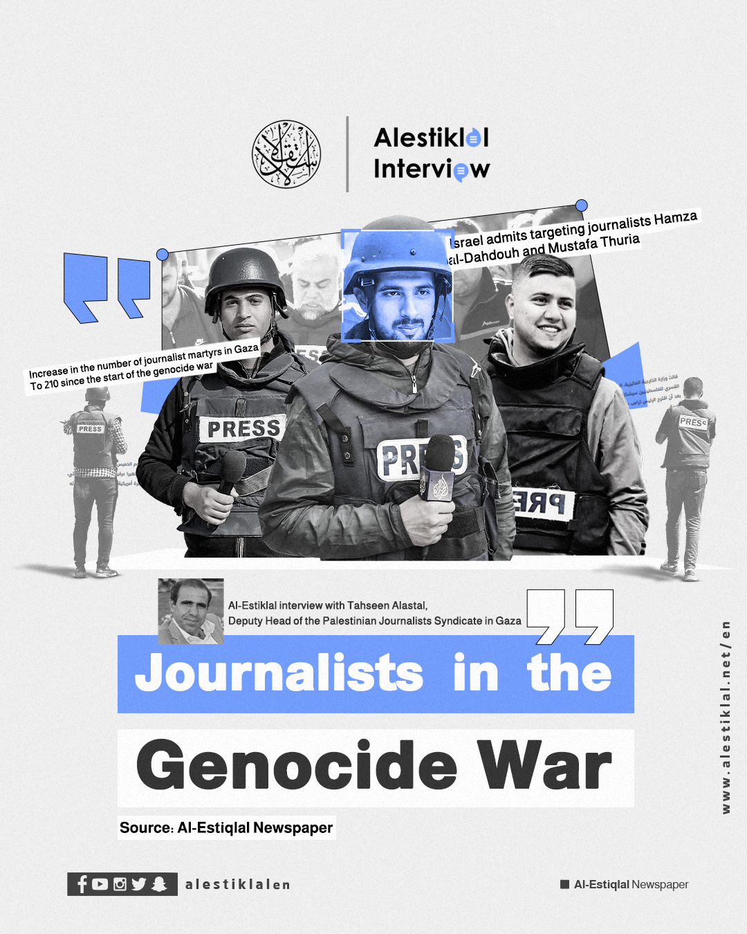 Journalists in the Genocide War: Al-Estiklal interview with Tahseen ...
