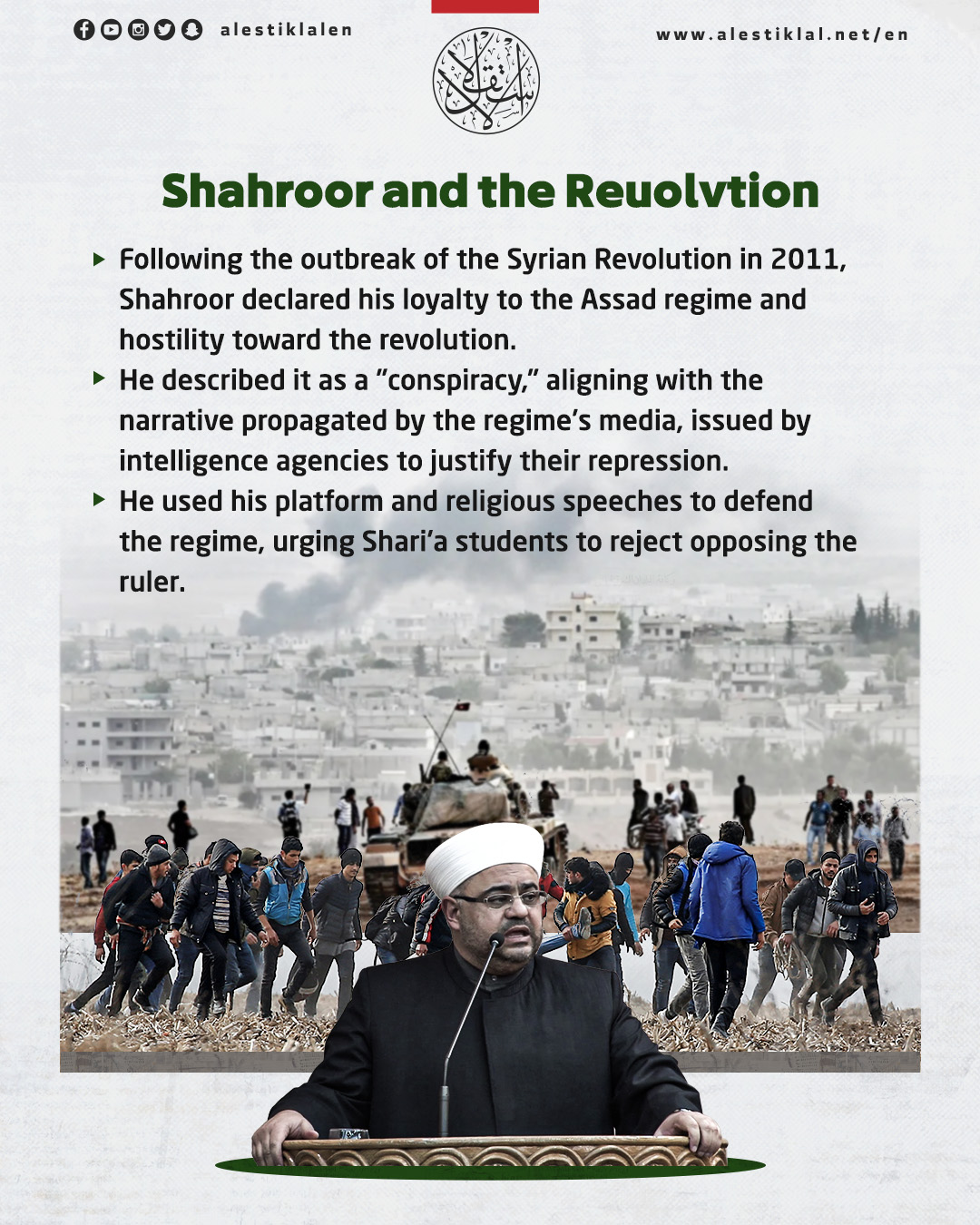 Khdar Shahroor: The Assad-Appointed Mufti for Killing the Syrian People ...