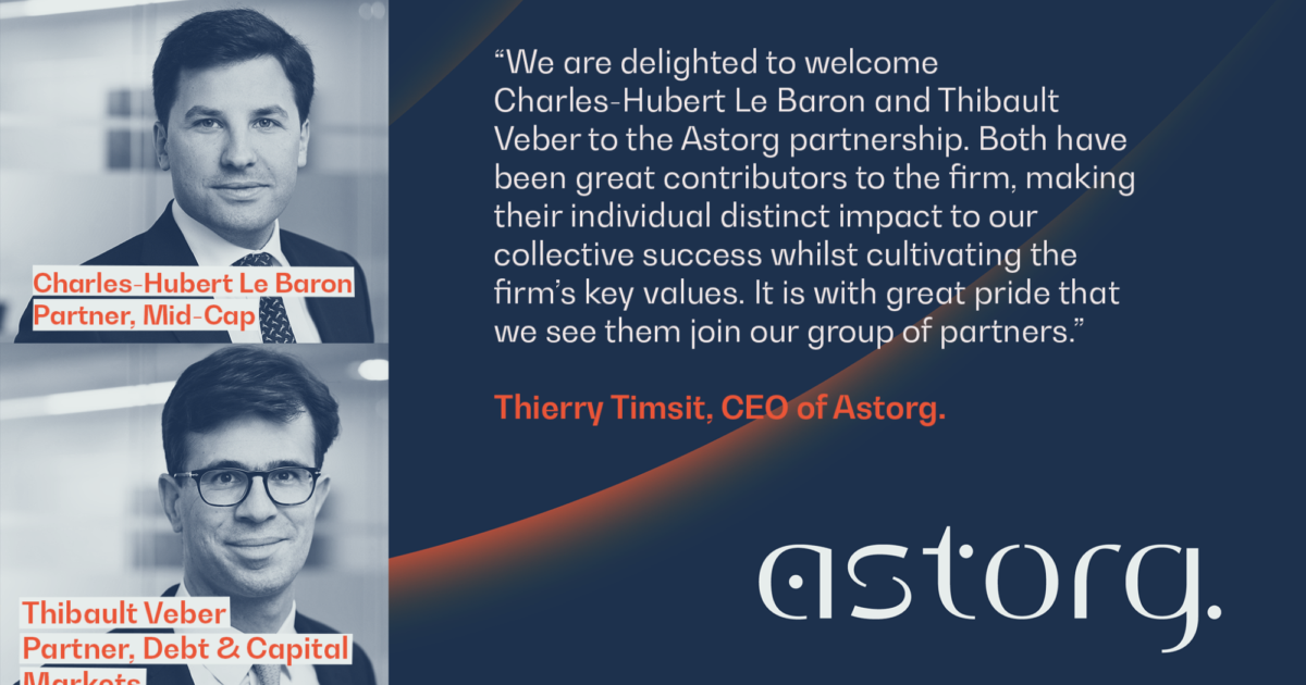 Astorg Partner Promotions Announced - Astorg | Uncovering value through ...