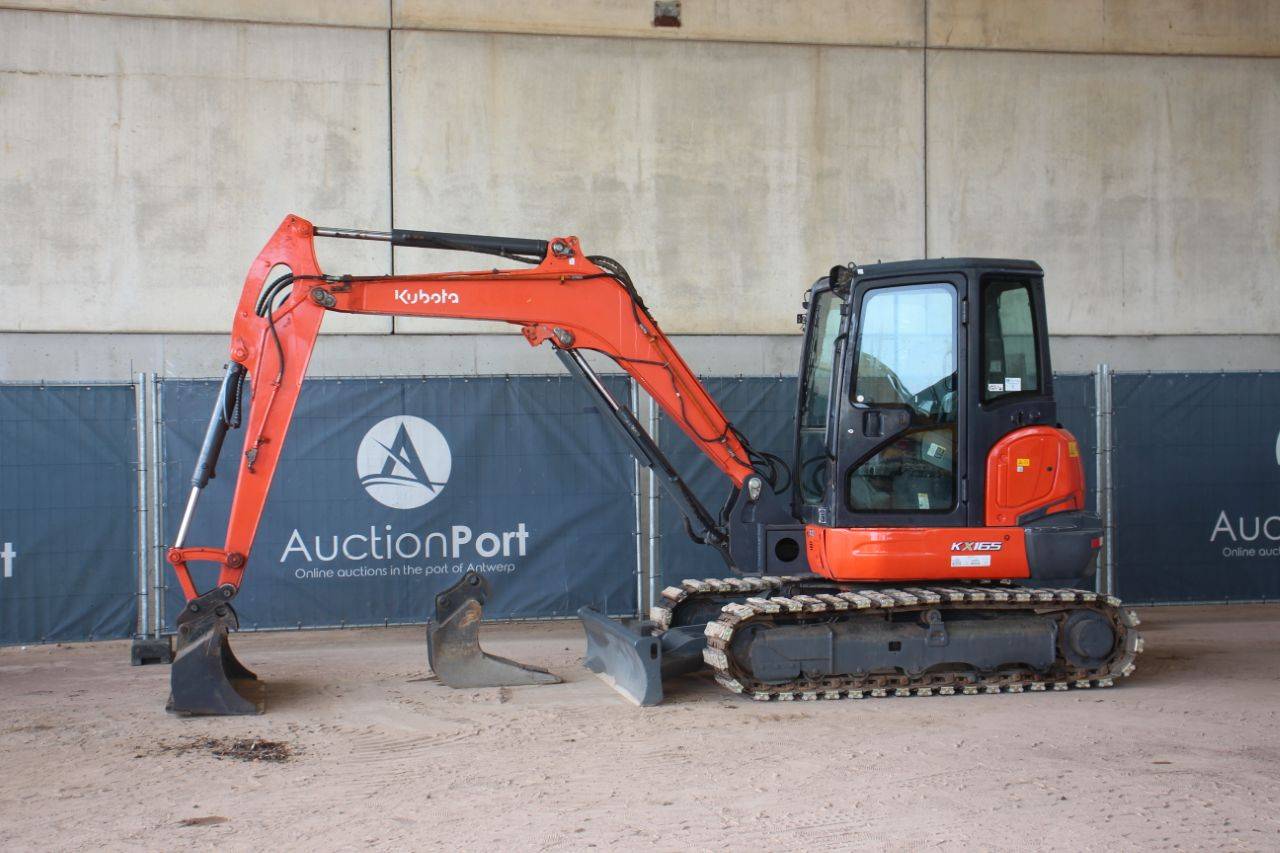 Rupsgraafmachine Kubota KX165-5 Diesel 2015 veiling | AuctionPort
