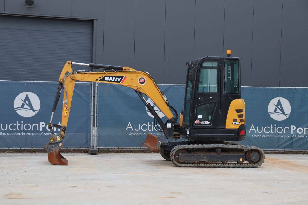 Crawler excavator Sany SY35U Diesel 2021 | AuctionPort