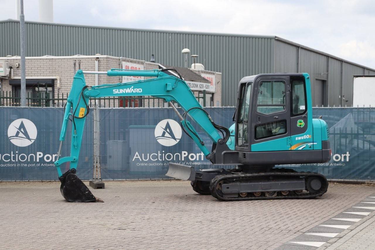 Minigraver Sunward SWE60E Diesel 2014 veiling | AuctionPort