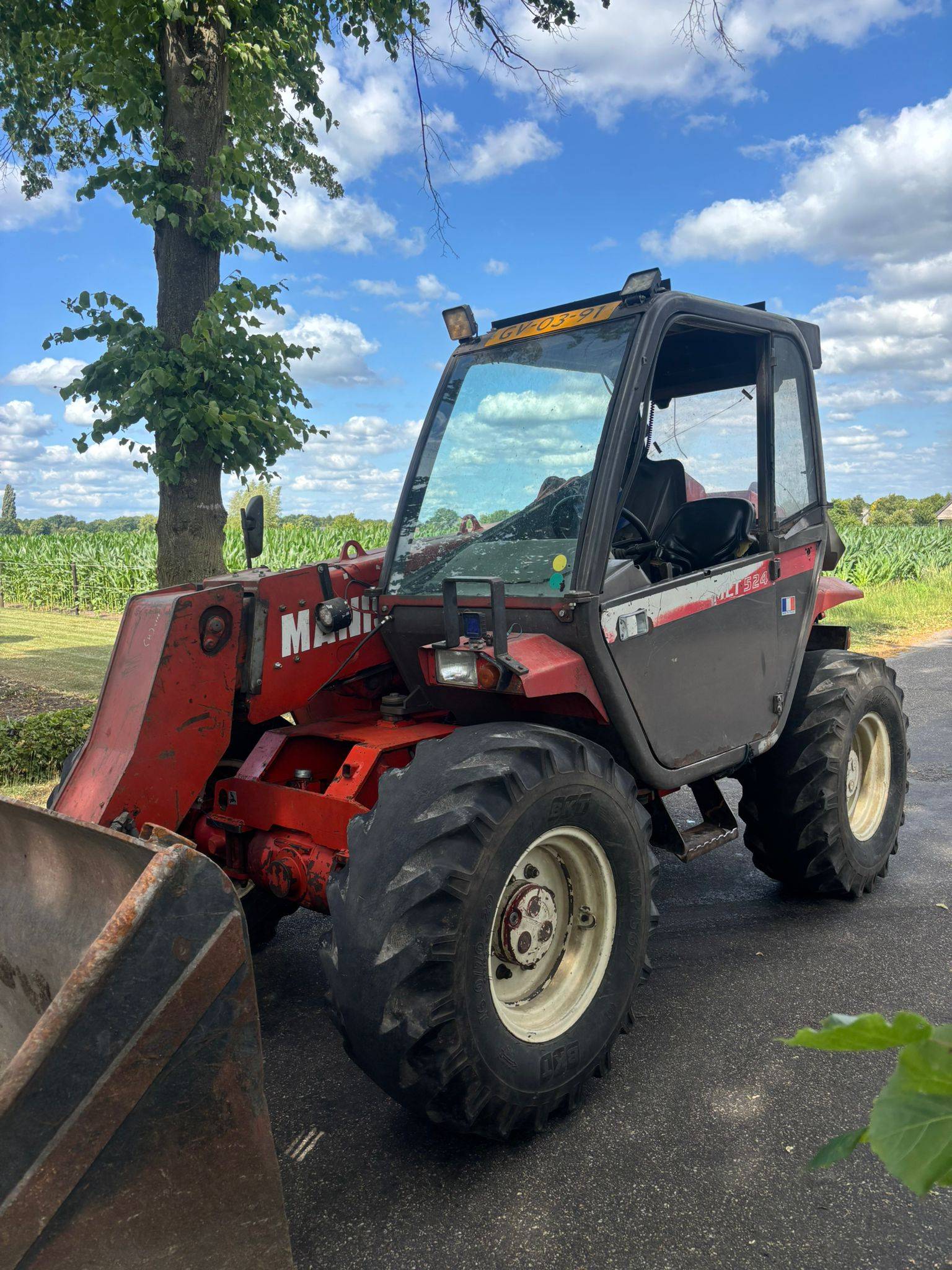 Wiellader Manitou MLT 524 Diesel 1997 veiling | AuctionPort
