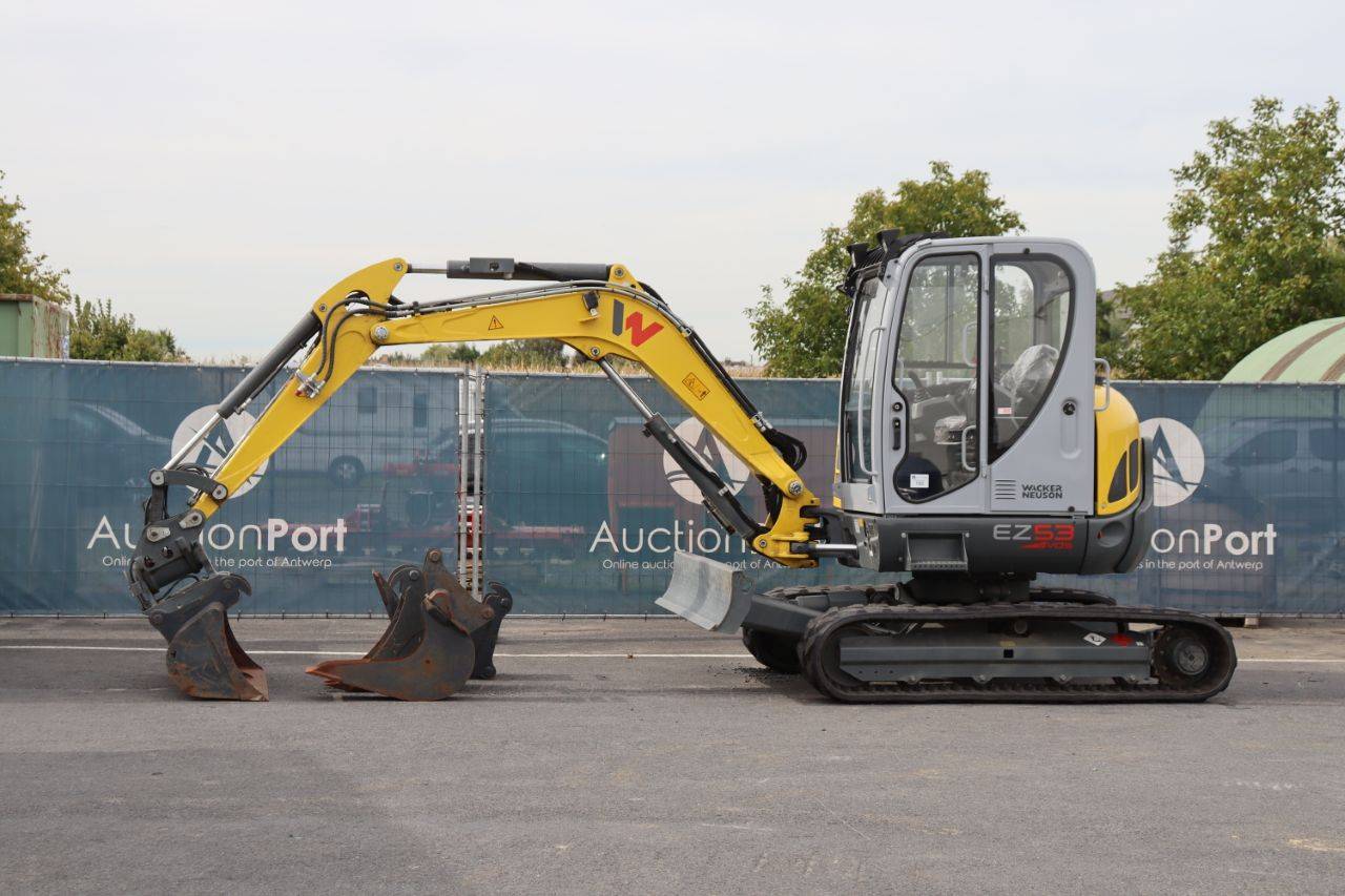 Rupsgraafmachine Wacker Neuson EZ53 Diesel 36.4kW 2017 veiling...