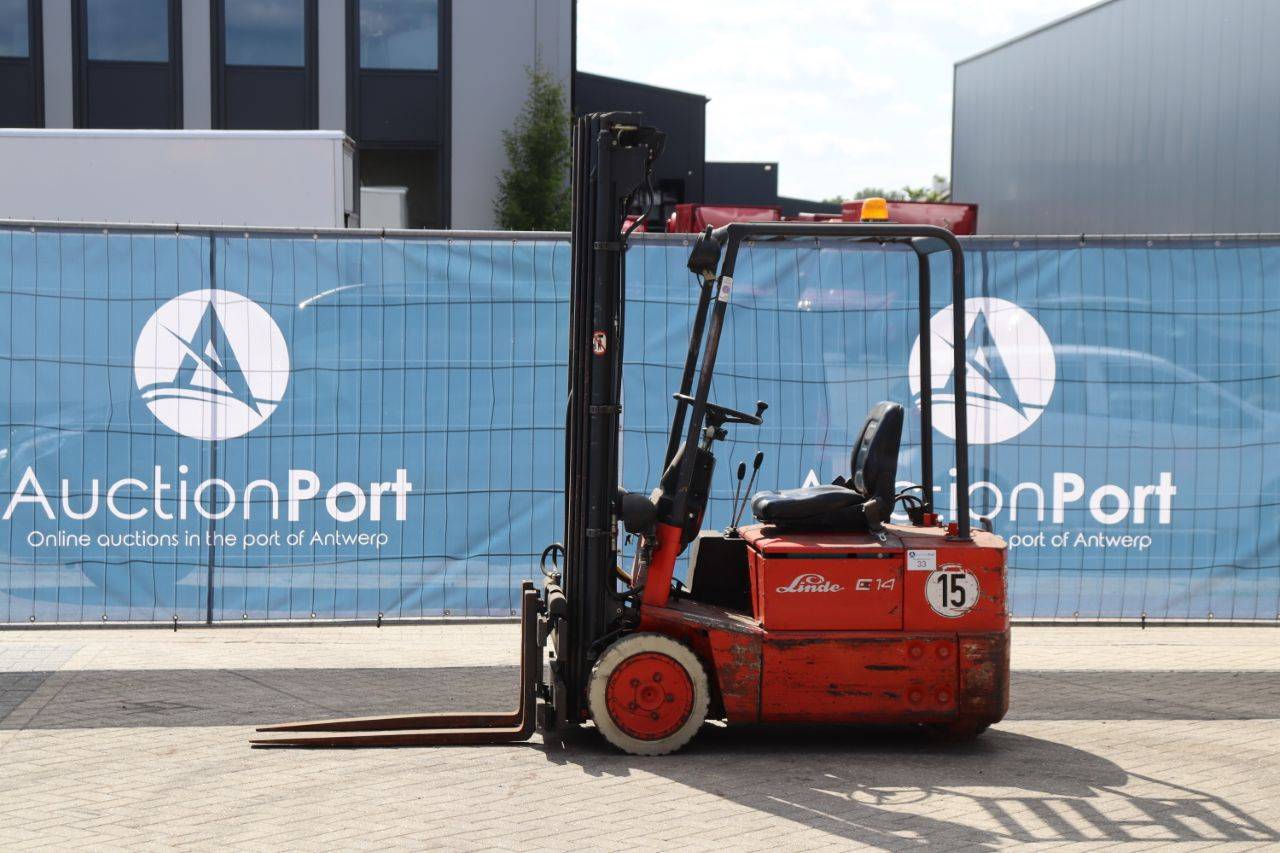 Heftruck Linde E14 Elektrisch 1400kg 3.5m 1994 veiling | Aucti...