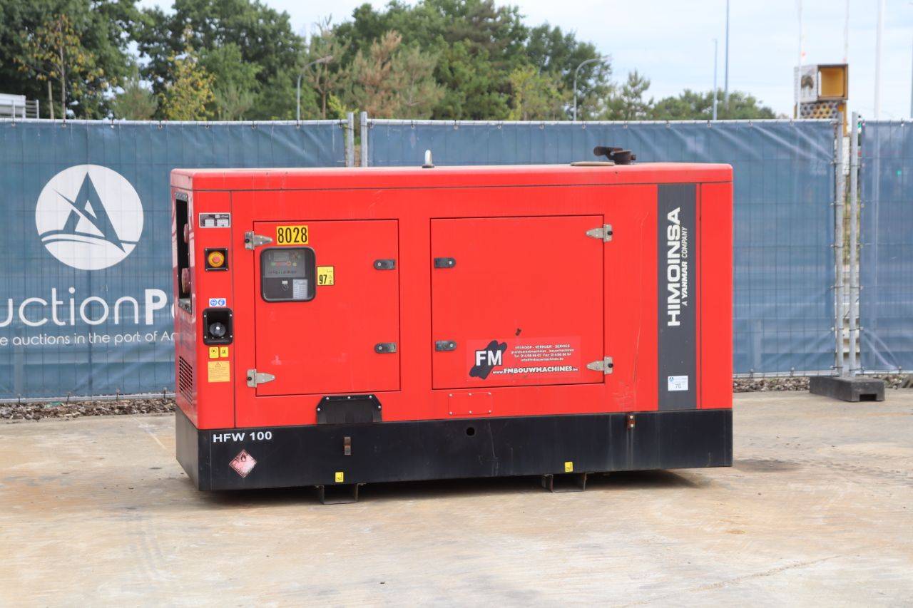 Generator Himoinsa HFW 100 Diesel 100kVA 2021 veiling | Auctio...