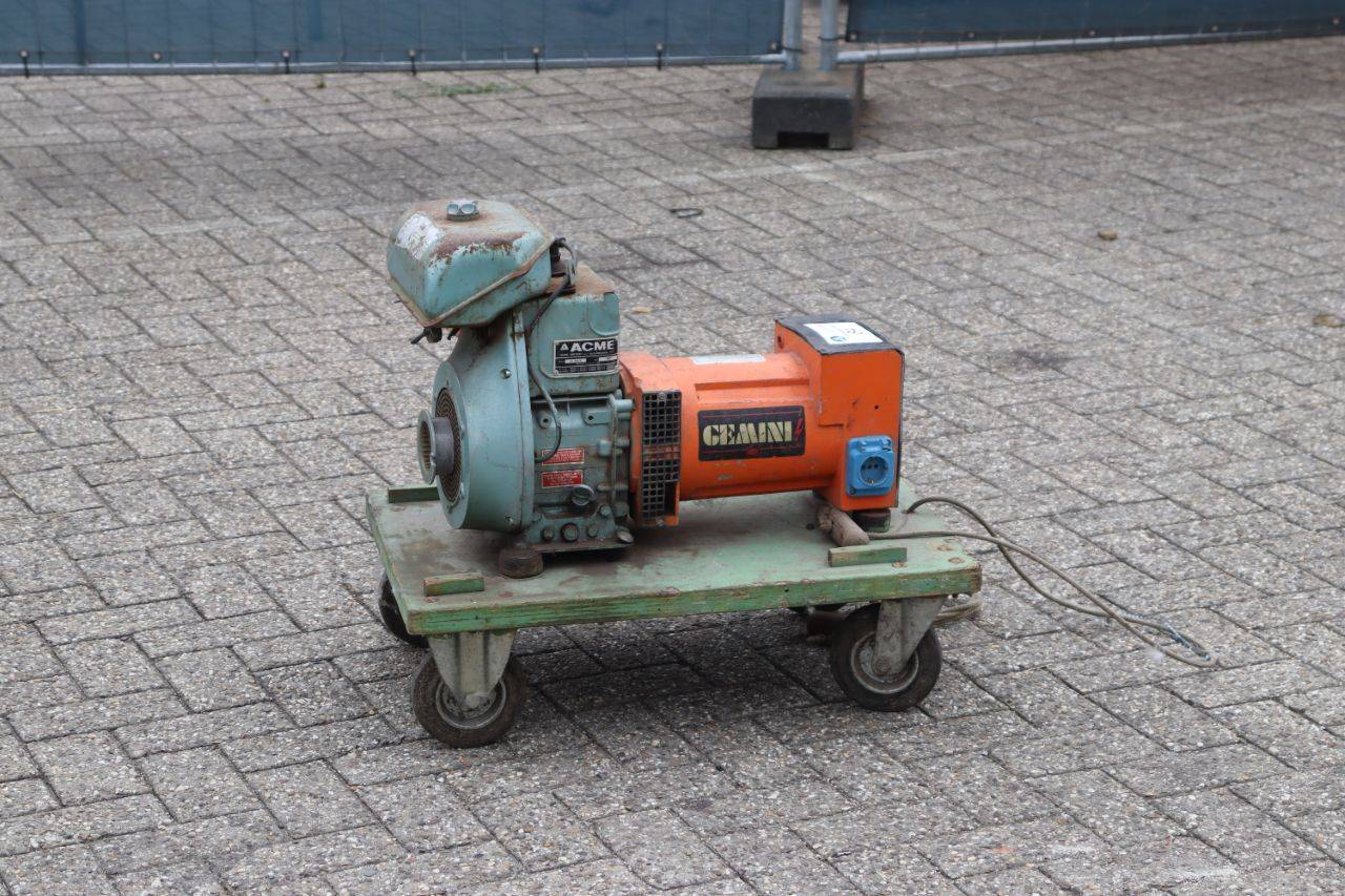 Generator Gemini 31 3C03BP Diesel 1982 3kVA veiling | AuctionPort