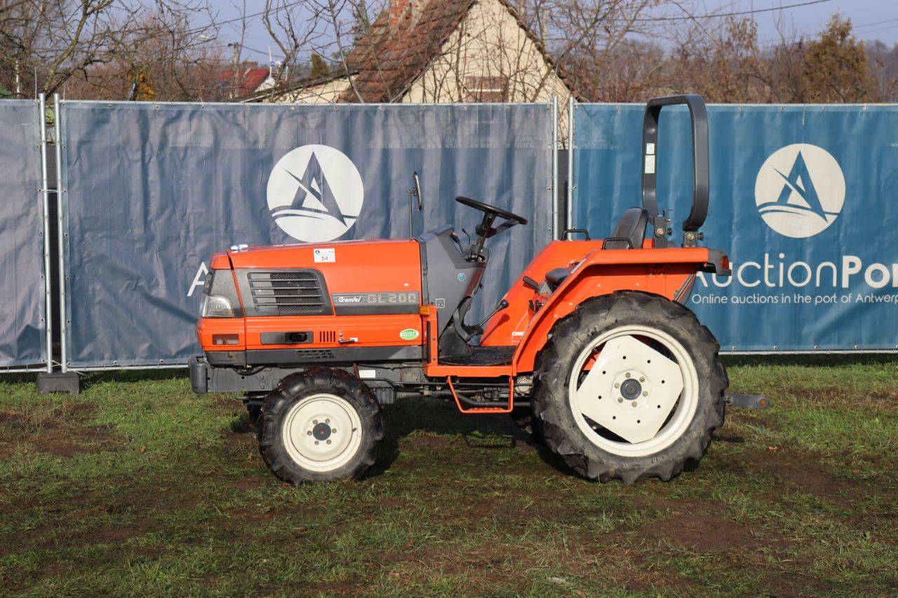Minitractor Kubota Grandel GL200 Diesel veiling | AuctionPort