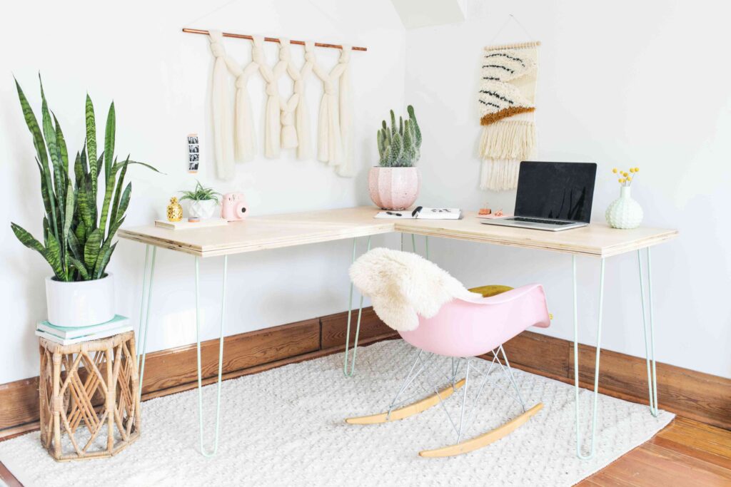 19 Simple DIY Desk Ideas for Any Room - BelleHome