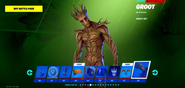 Dónde encontrar al raro Baby Groot en Fortnite Temporada 4 - Dexerto