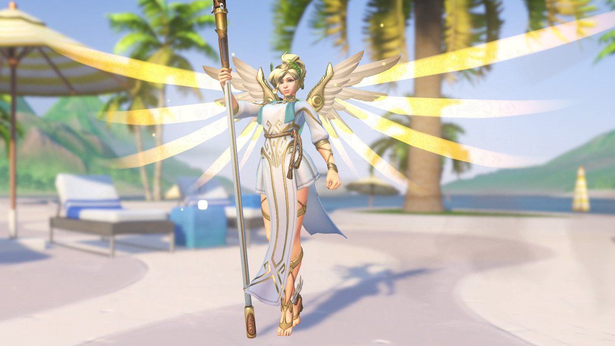 Increíble cosplay de Mercy para celebrar Halloween en Overwatch - Dexerto