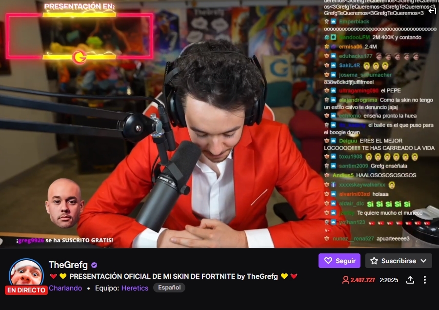 TheGrefg vuelve a batir el récord de visitas en stream de Twitch - Dexerto