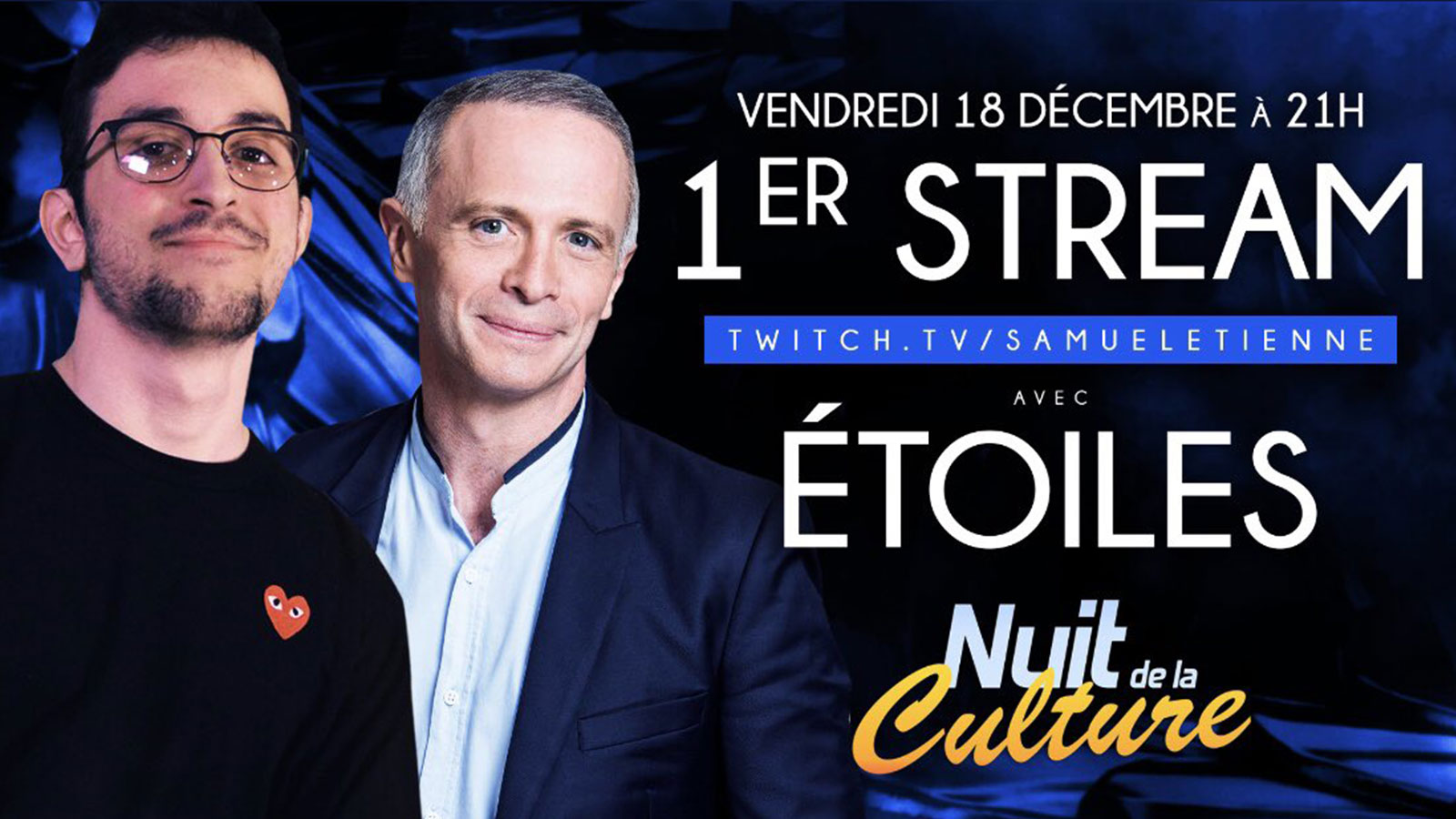 Samuel Etienne fait ses débuts sur Twitch en compagnie d'Etoiles ...