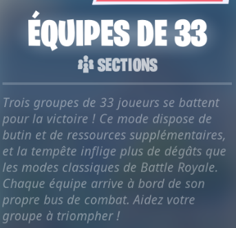 14 Jours de Fortnite - Modes temporaires premier jour - Équipes de 33 ...