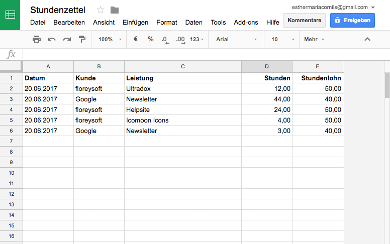 Google dokument datum automatisch einfügen [2026]