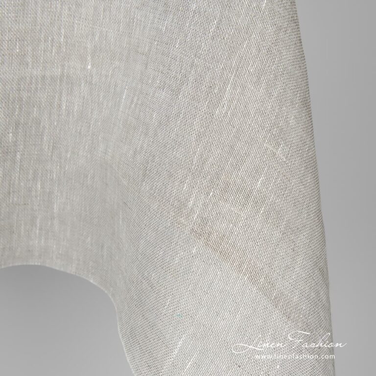 Tissu Beige De Lin Transparent | Maison De Lin