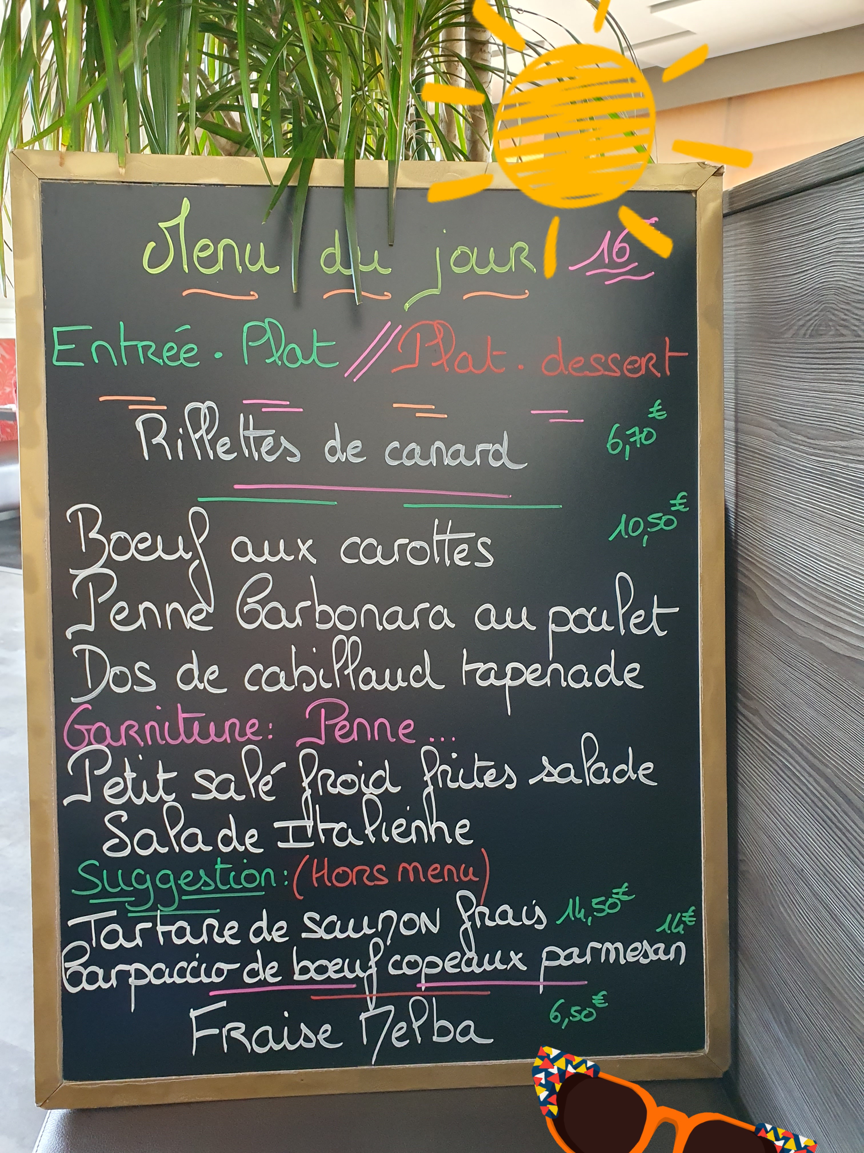 Restaurant Brasserie Laddition à Isneauville 76230 Applications Menu Du Jour Mdj