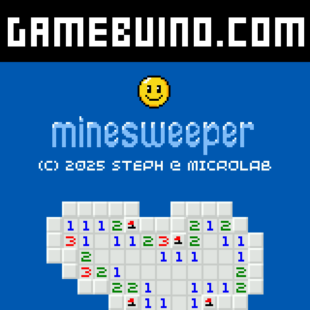 Minesweeper - Gamebuino