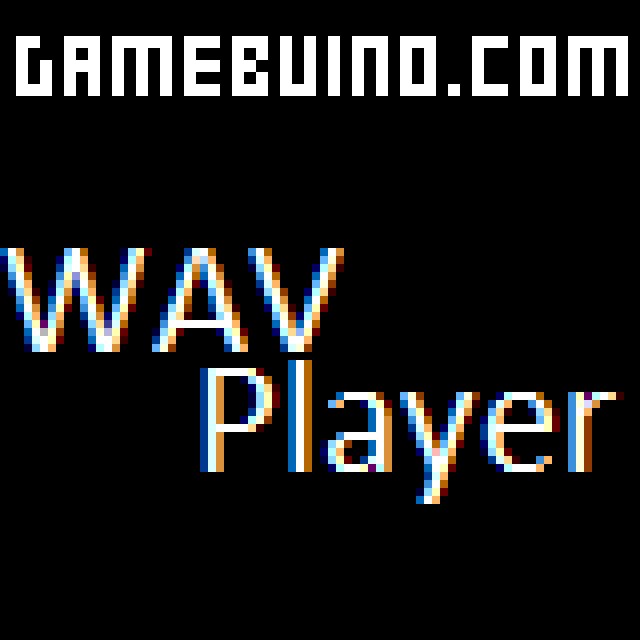 WAVPlayer - Gamebuino