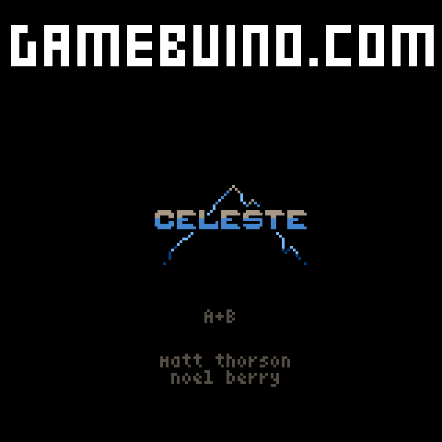 Céleste Classic - Gamebuino