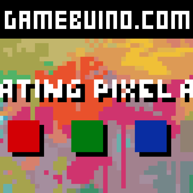 Learning pixel art - Gamebuino