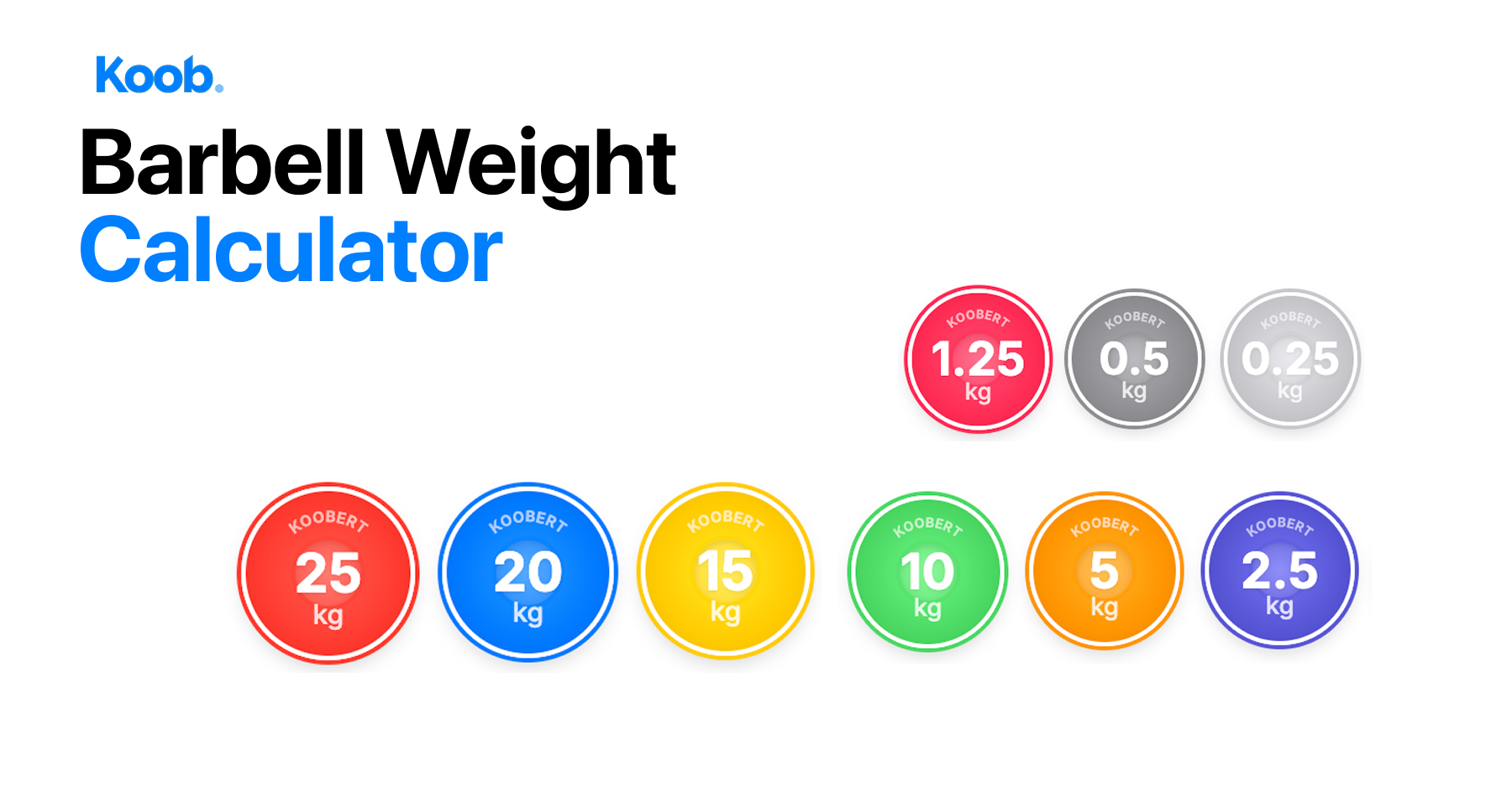 Barbell Plate Calculator | Free Fitness Tool by Koobert | Koobert