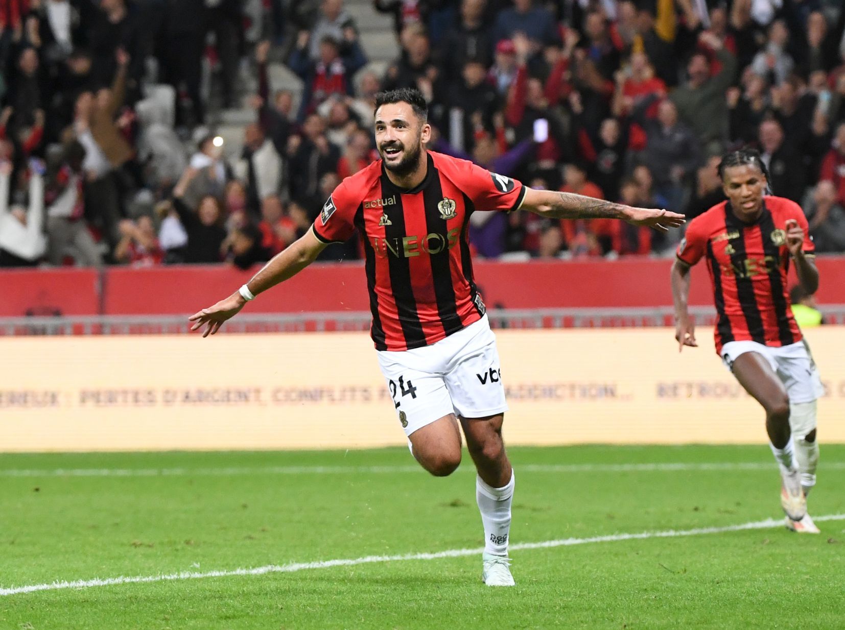 Gaëtan Laborde: "I knew where the ball would be"