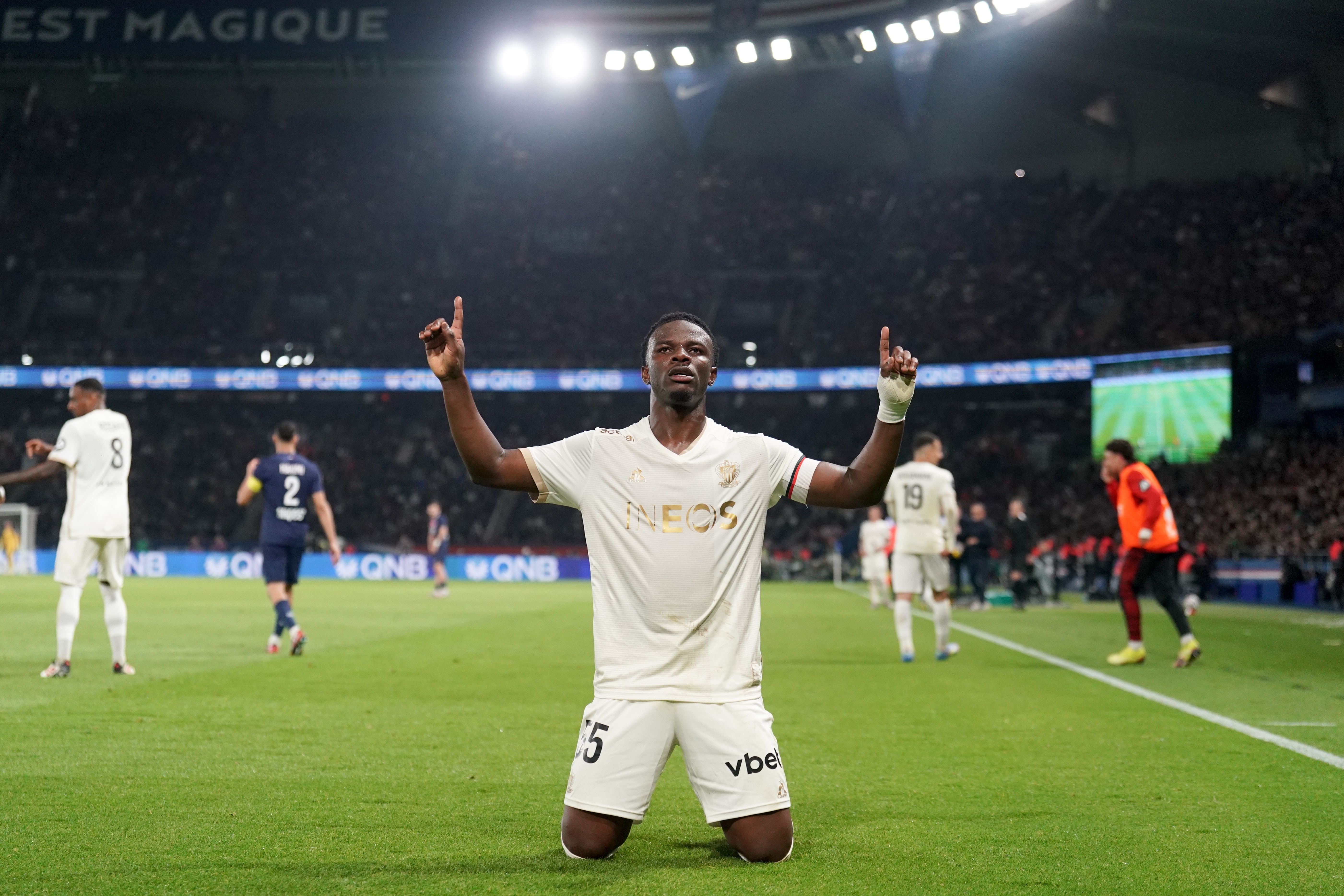 PSG Fall to Nice as Unbeaten run ends (1-3)