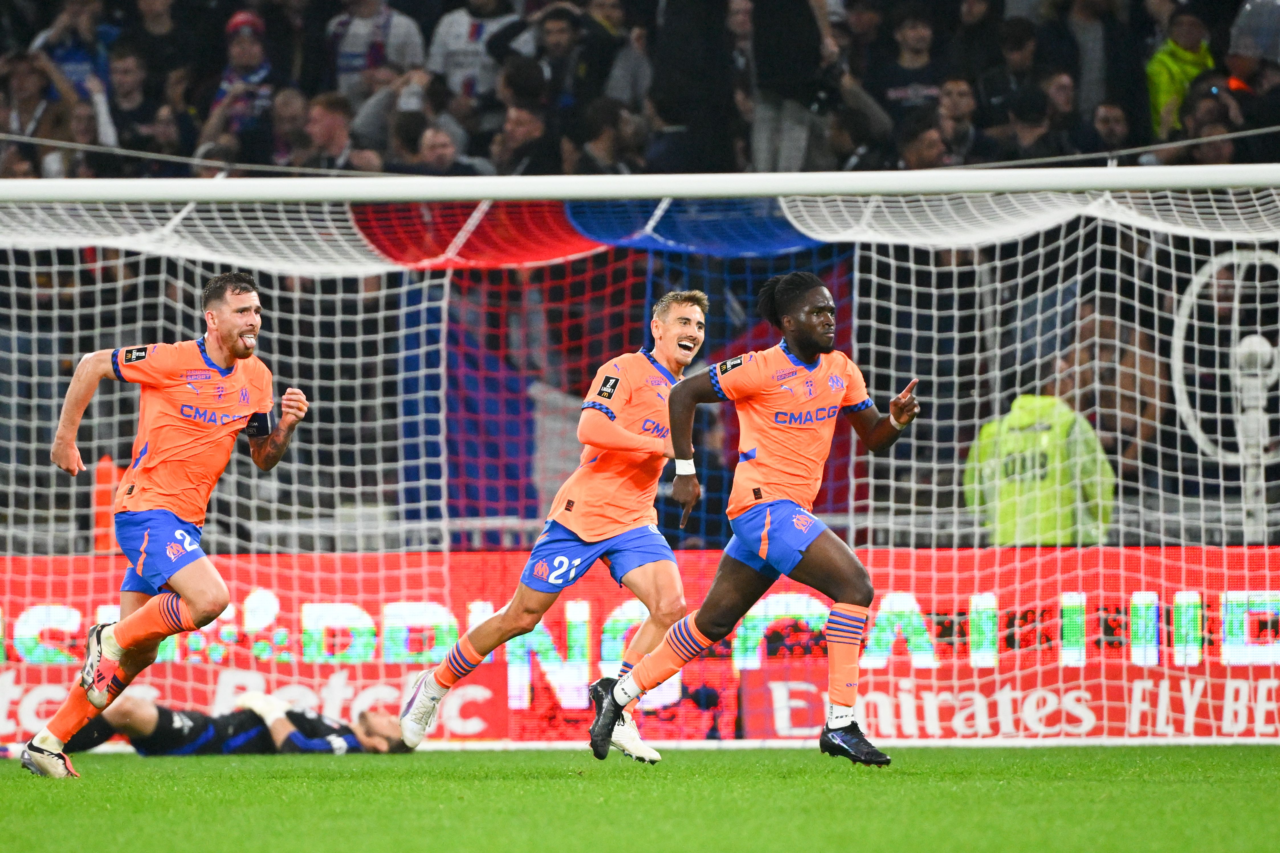Lyon 2-3 Marseille: Jonathan Rowe stunner completes unbelievable 10-man ...