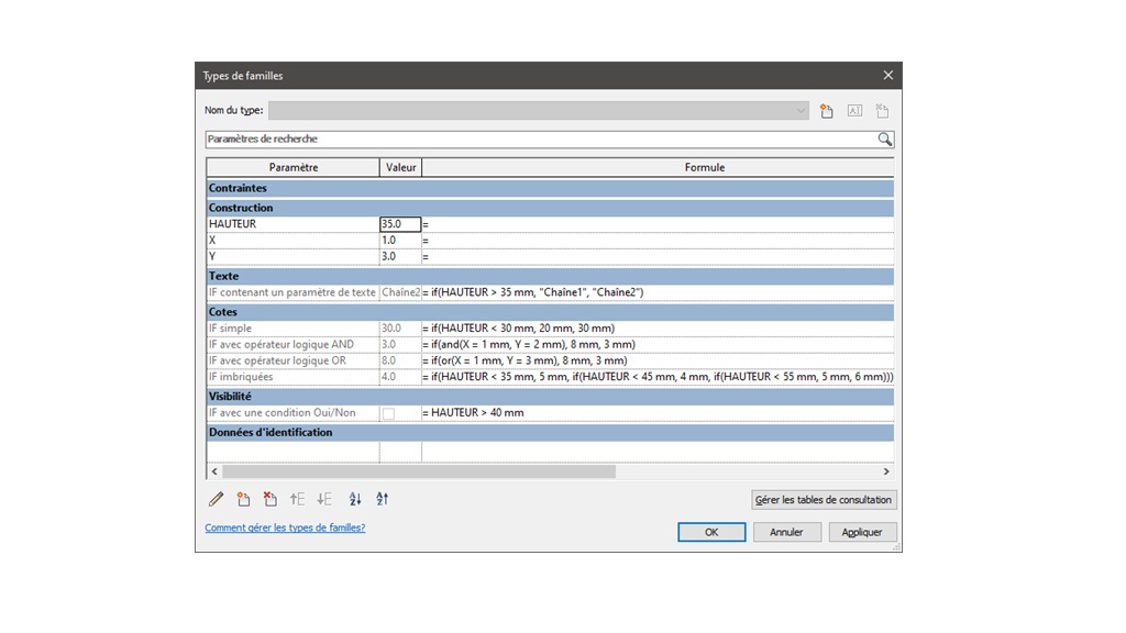 CADATWORK LEARNING - REVIT - LES FAMILLES 2J de bases