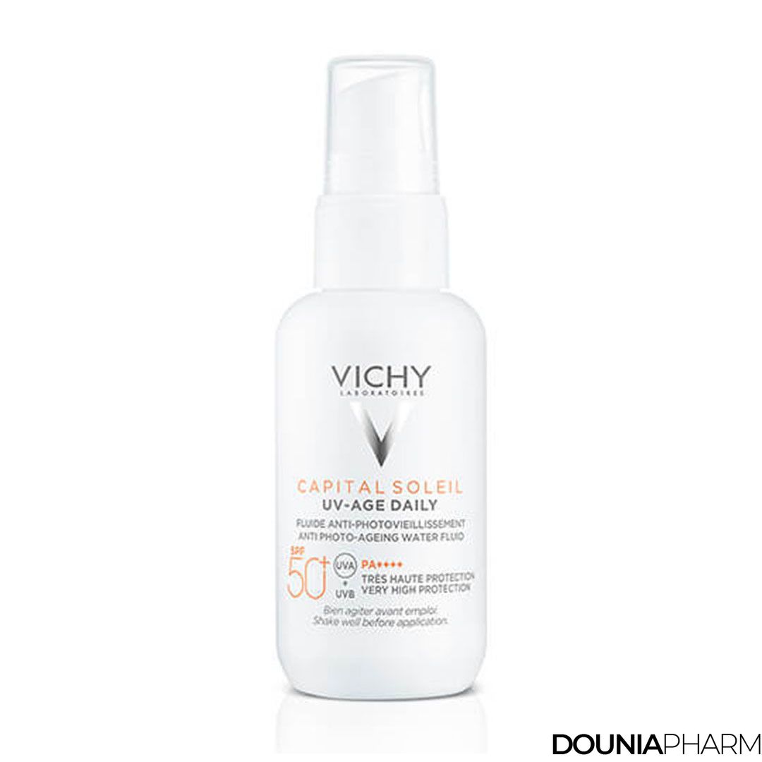 VICHY Capital Soleil Crème Solaire Visage UV Age Daily SPF50+ 40ml | Douniapharm