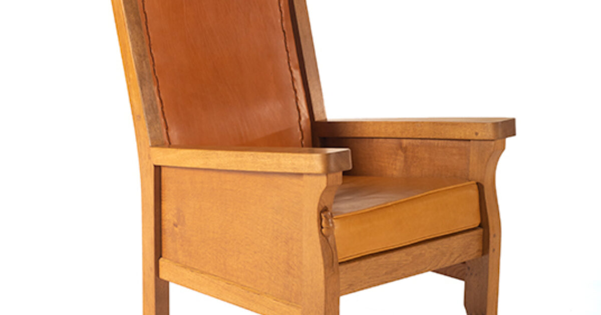 Classic Mouseman Low Smoking Chair - SOLD