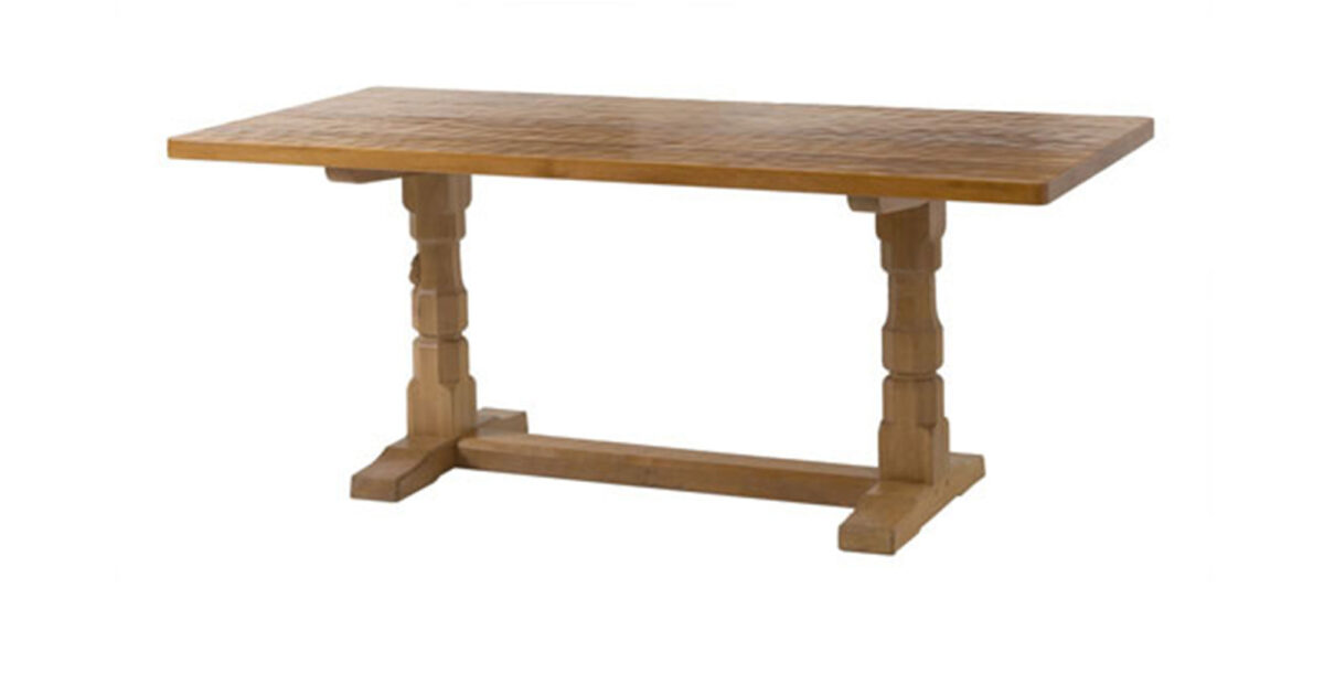 Mouseman Oak Refectory Dining Table 8' L