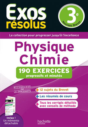 Sébastien Dessaint - Physique chimie 3e : 190 exercices progressifs et ...