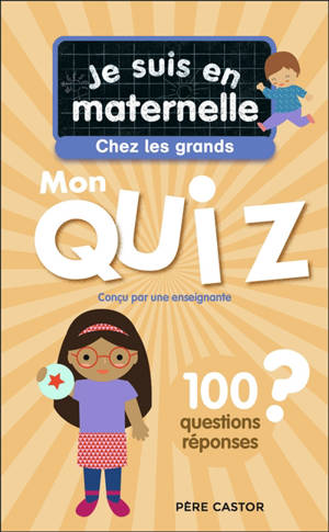 Astrid Chef d'Hotel - Je suis en maternelle, chez les grands : mon quiz ...