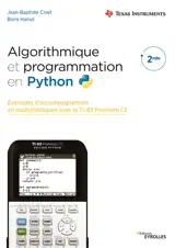 Jean-Baptiste Civet - Algorithmique et programmation en Python : exemples d'accompagnement en ...
