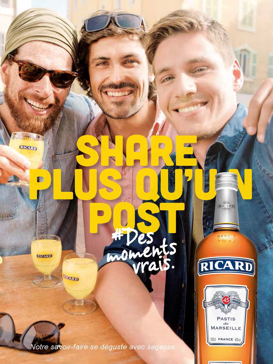 Un doigt de Ricard, des amis et de l'eau - PUB
