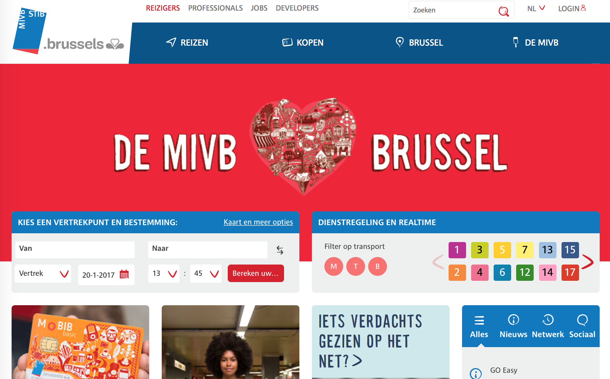 MIVB-website onthult nieuwe look - PUB