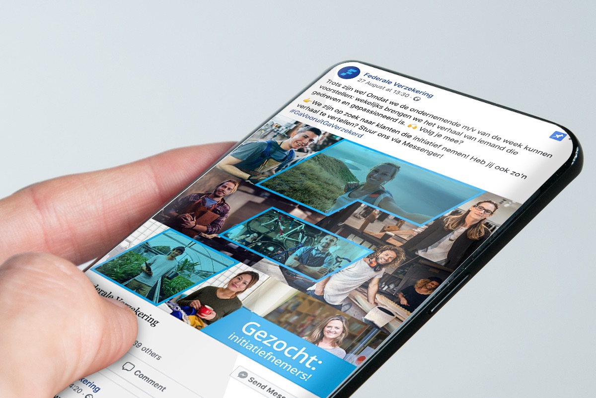 HeadOffice assure le contenu social authentique de Fédérale Assurance - PUB