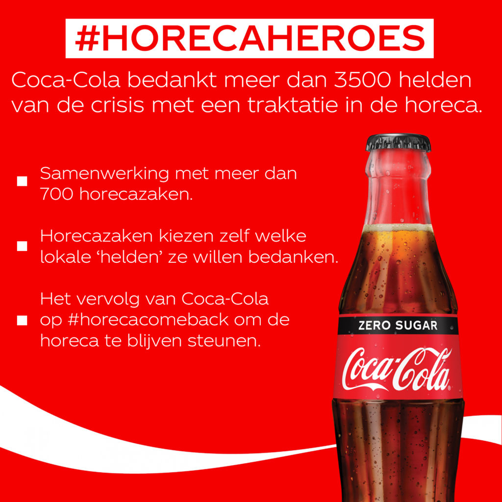 Coca-Cola steekt lokale horeca hart onder de riem - PUB