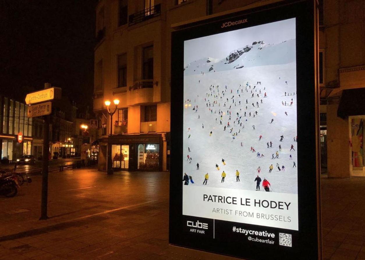 Patrice le Hodey à la Cube Art Fair : des expositions malgré le Covid - PUB