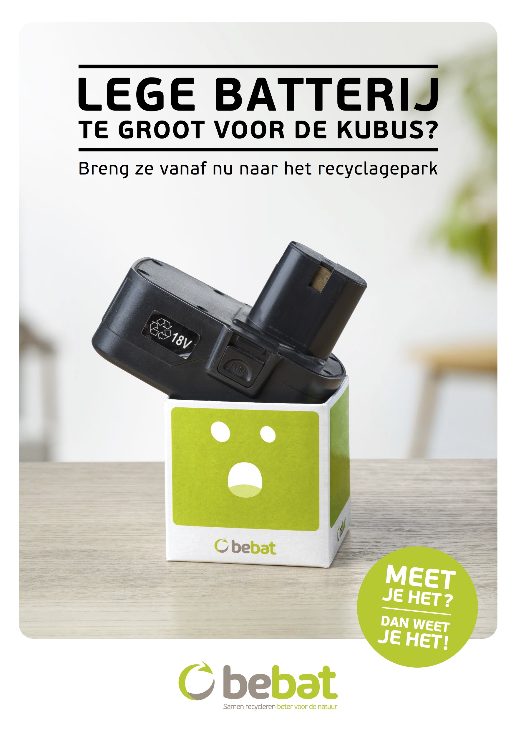 Bebat en .becoming with Lielens steken inzamelen batterijen in nieuw ...