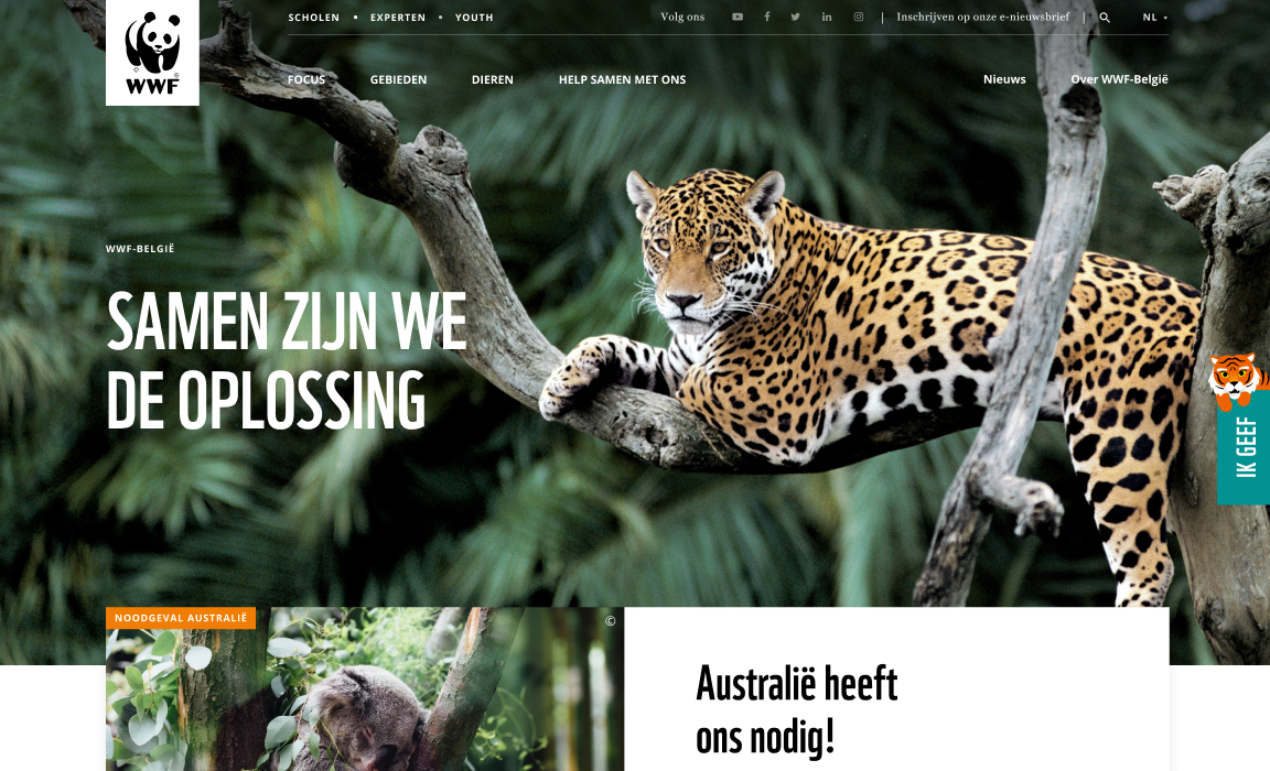 Walking Men geeft WWF.be-website nieuwe look - PUB
