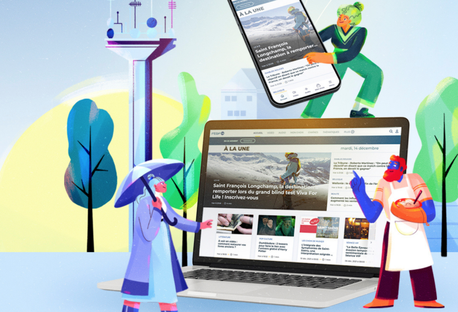 La RTBF lance sa nouvelle app - PUB