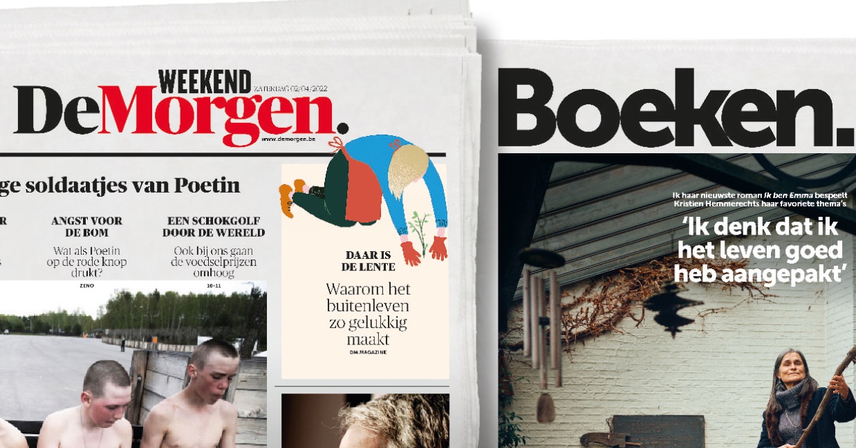 Het Laatste Nieuws, De Morgen en bijlagen in een nieuw jasje - PUB