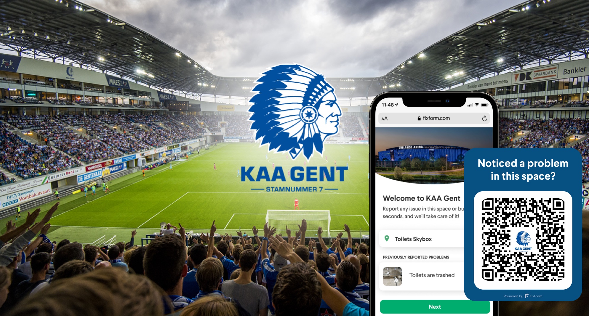 KAA Gent en FixForm houden de Ghelamco Arena in topconditie - PUB