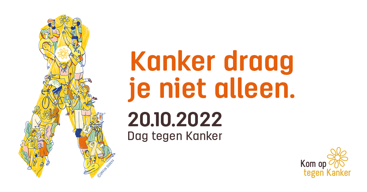 DDB en Kom op tegen Kanker overspoelen Vlaanderen met gele golf van ...